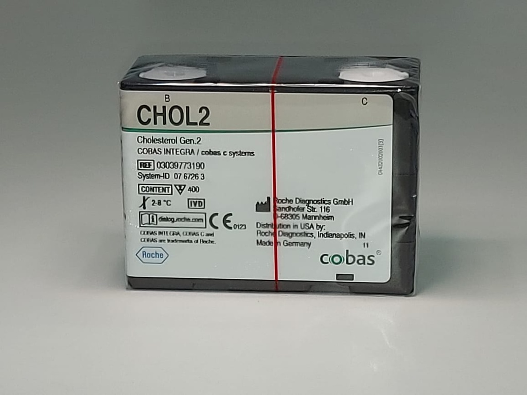 ROCHE COBAS CHOLESTEROL Gen.2 (CHOL2) (400 Test) | Aldeal Lab-Tech Limited